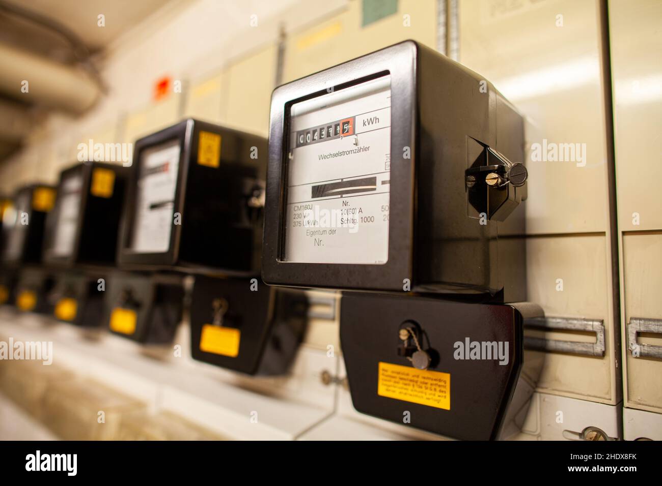 electric meter, meters Stock Photo - Alamy