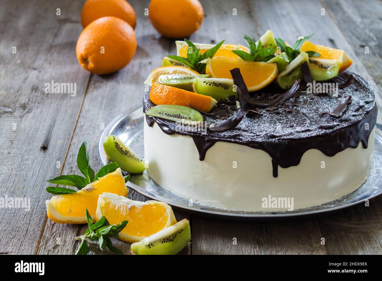 chocolate coating, cream cake, chocolates, cream cakes Stock Photo - Alamy