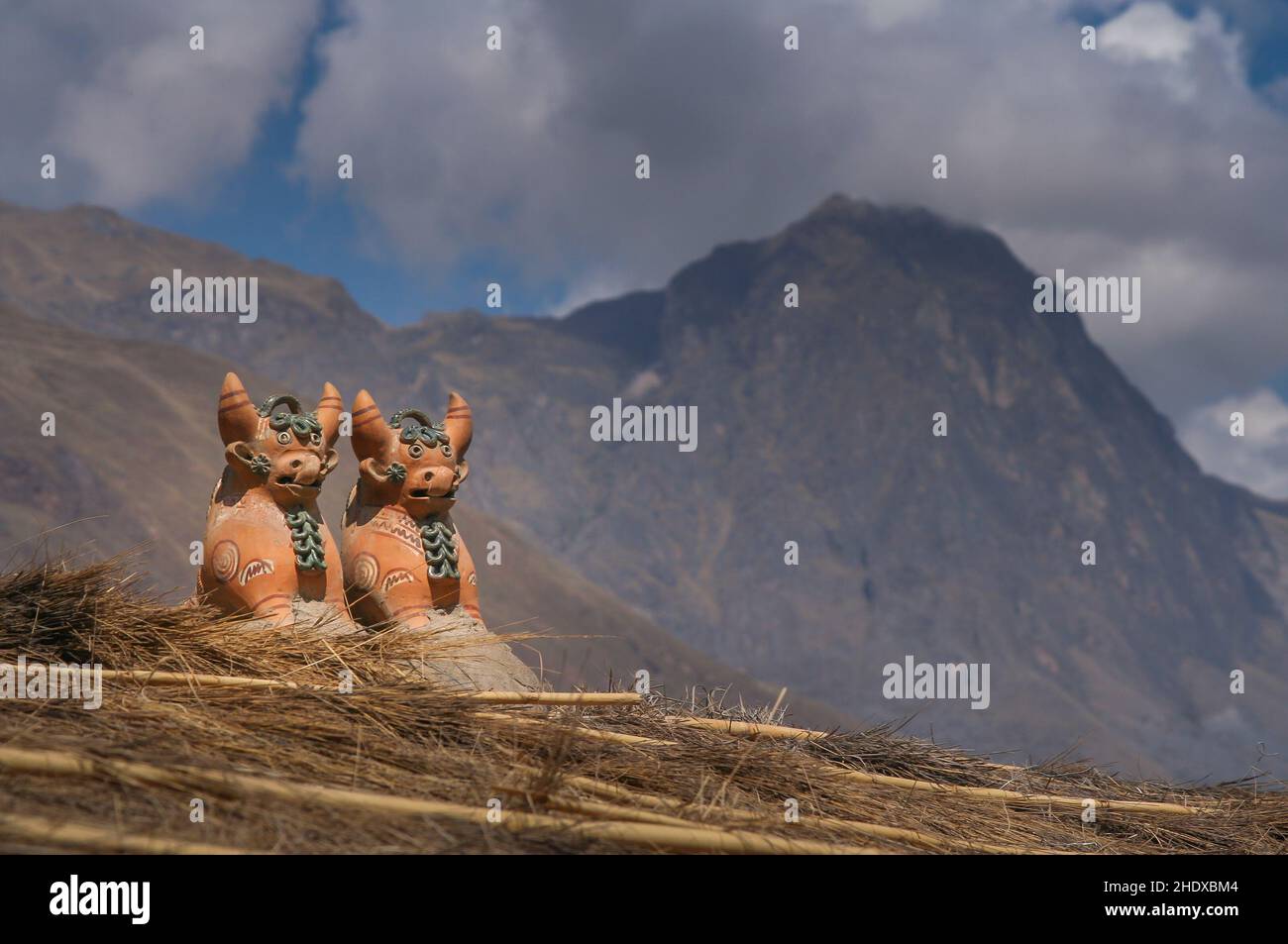 bull, sculptures, statues, peru, bulls, sculpture, stature, perus Stock ...
