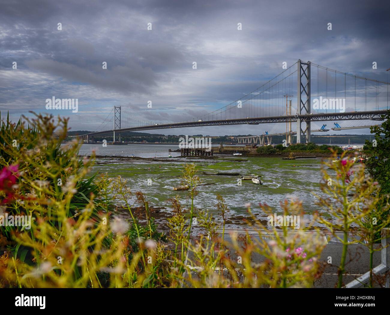 suspension bridge, edinburgh, forth road bridge, suspension bridges ...