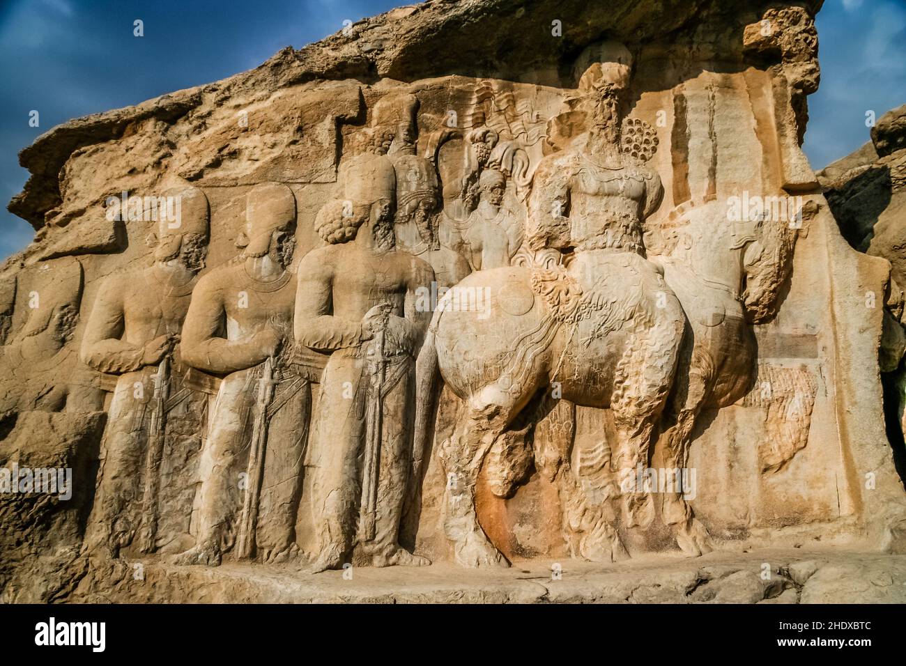 relief, iran, naqsh-e rajab, reliefs, irans Stock Photo - Alamy