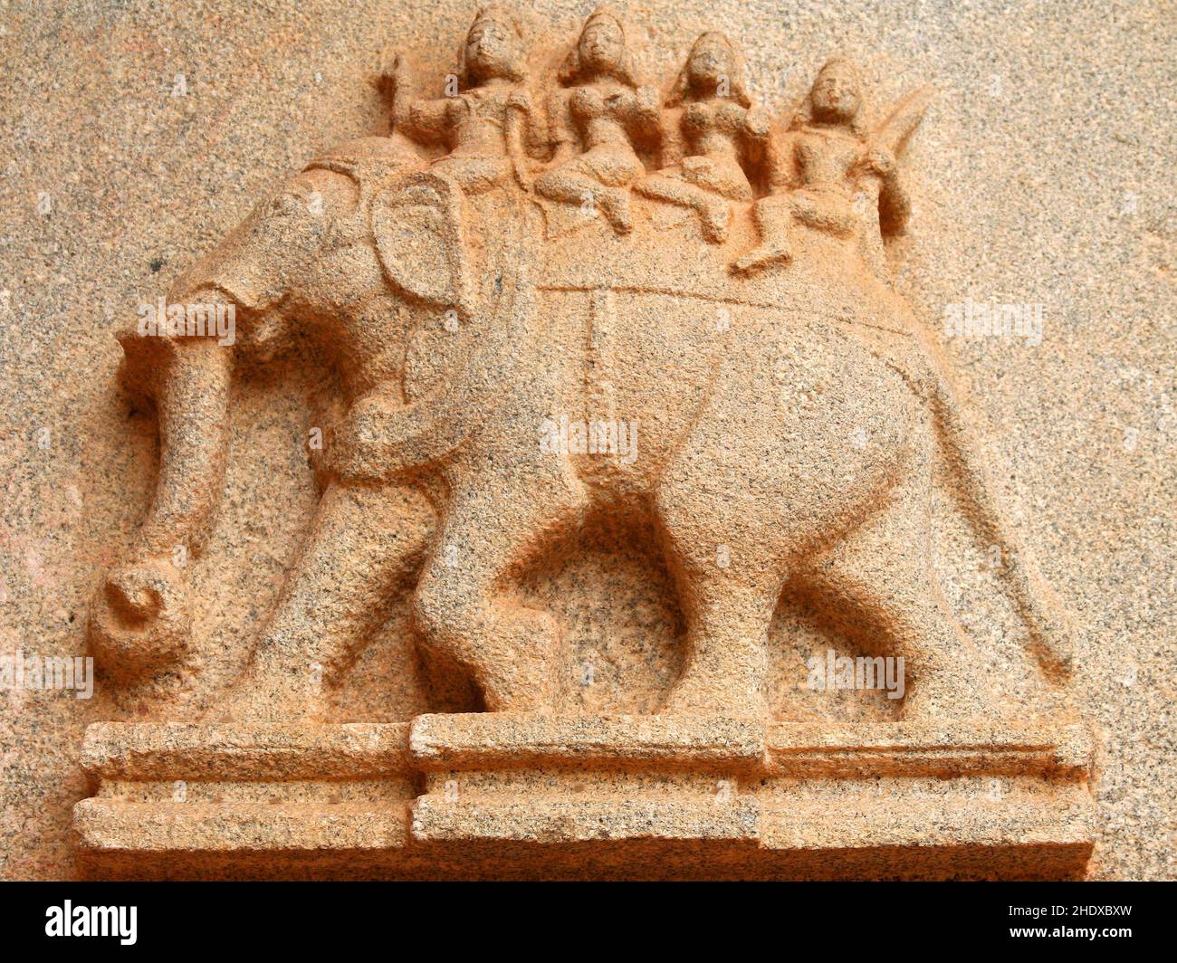 relief, elephant, hampi, reliefs, elephants, hampis Stock Photo - Alamy