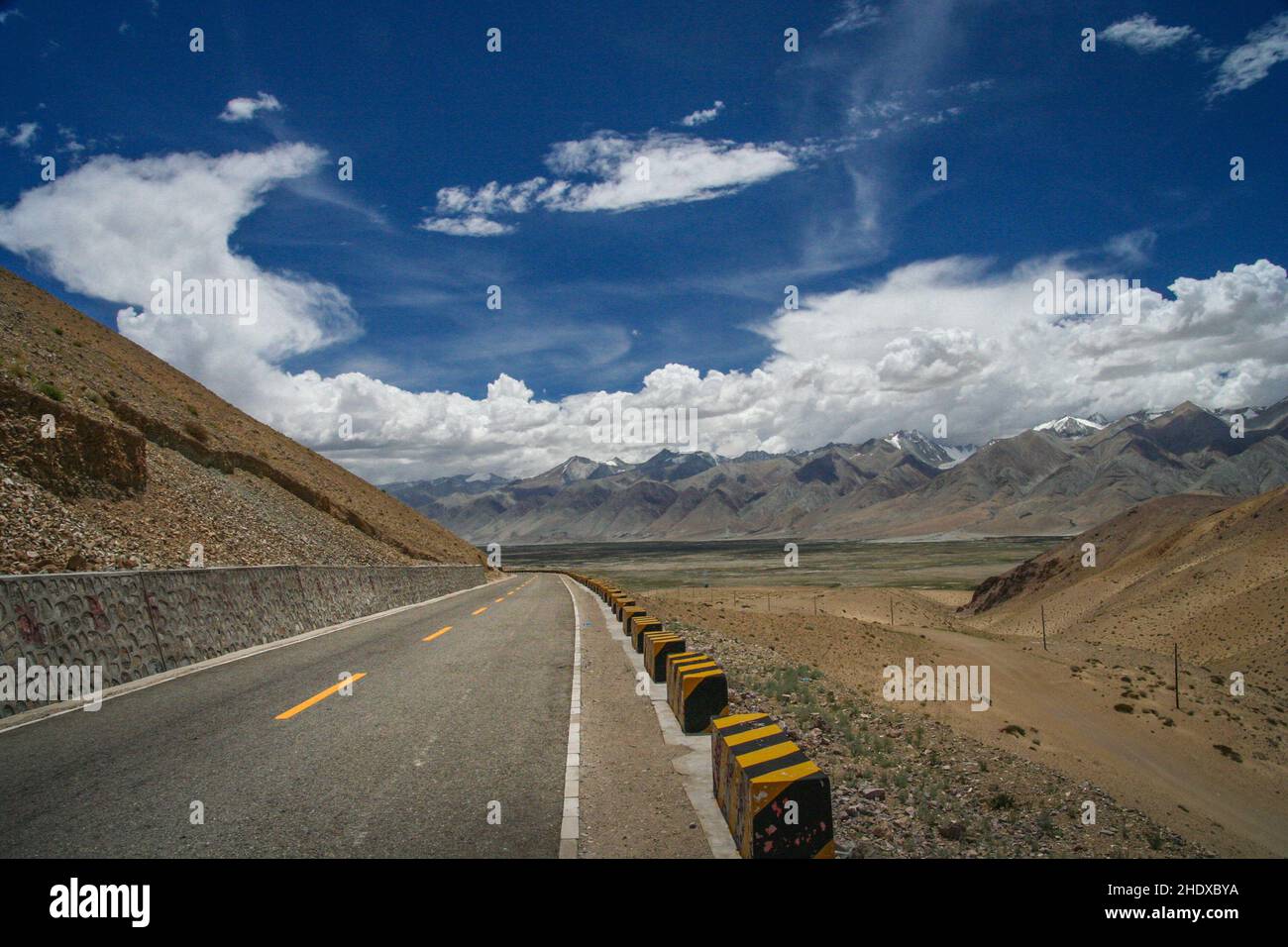 tibet, high country, road, tibets, high countries, highland, highlands ...