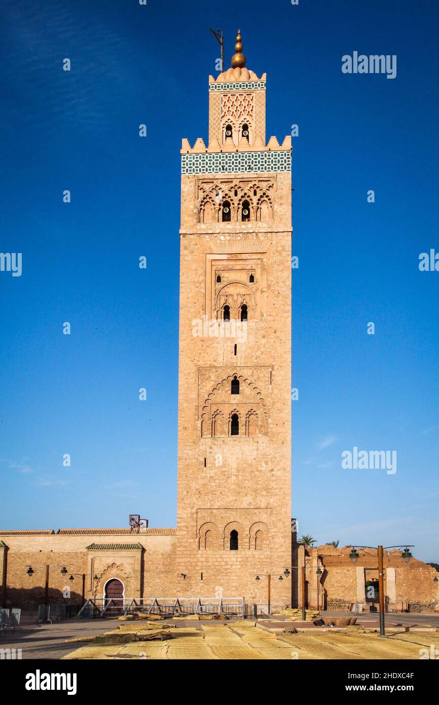 minaret, koutoubia mosque, marrakesh, minarets, koutoubia mosques ...