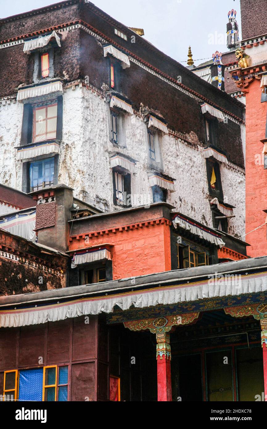 monastery, xigazê, monasteries Stock Photo - Alamy