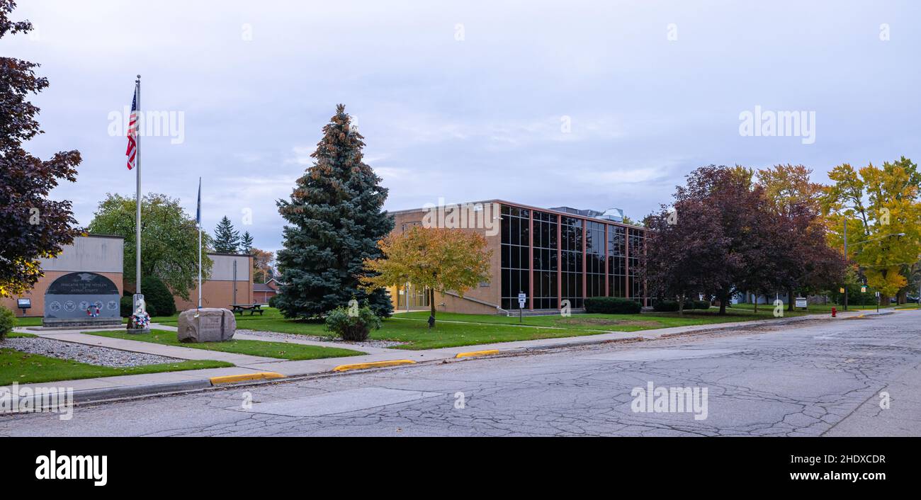 Standish, Michigan, USA - October 23, 2021: The Arenac County ...