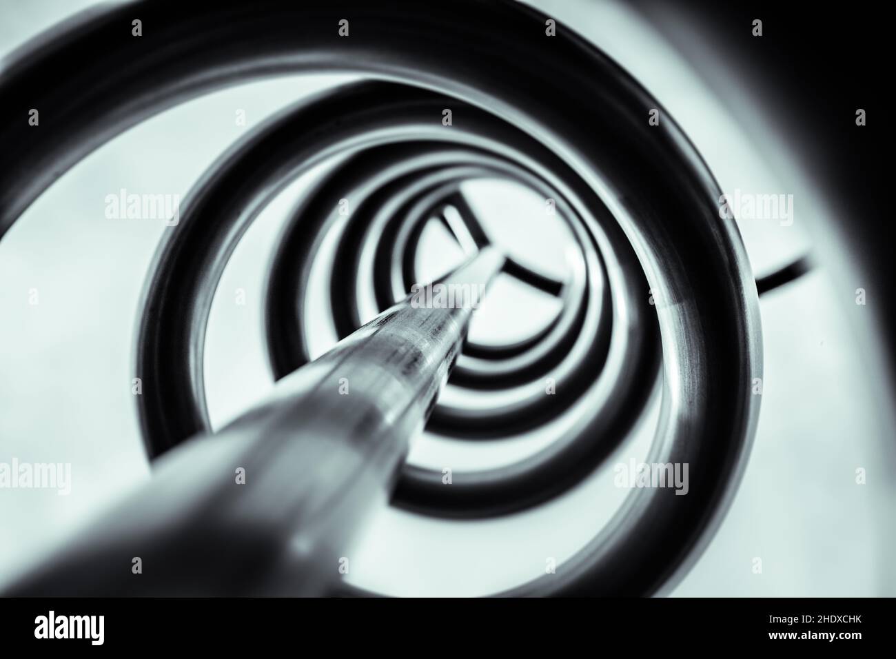 metal, spiral, pipe, metals, spirals, swirl, swirls, pipes Stock Photo ...