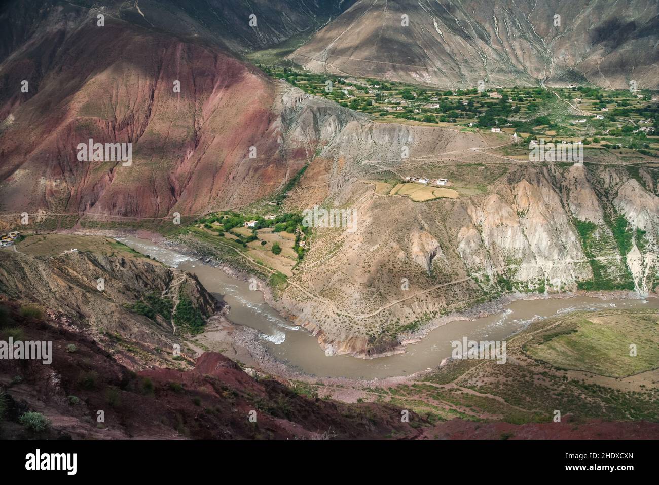 mountain range, asia, shading, mountain ranges, asian, asias Stock ...
