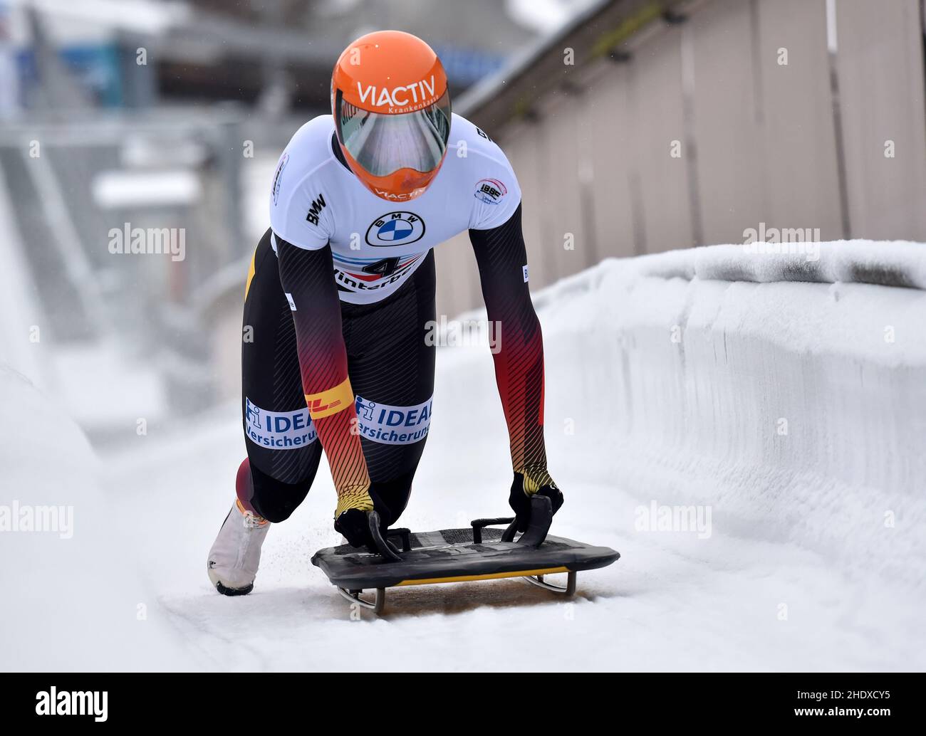 Winterberg, Germany. 07th Jan, 2022. Skeleton: World Cup, men, 2nd run ...