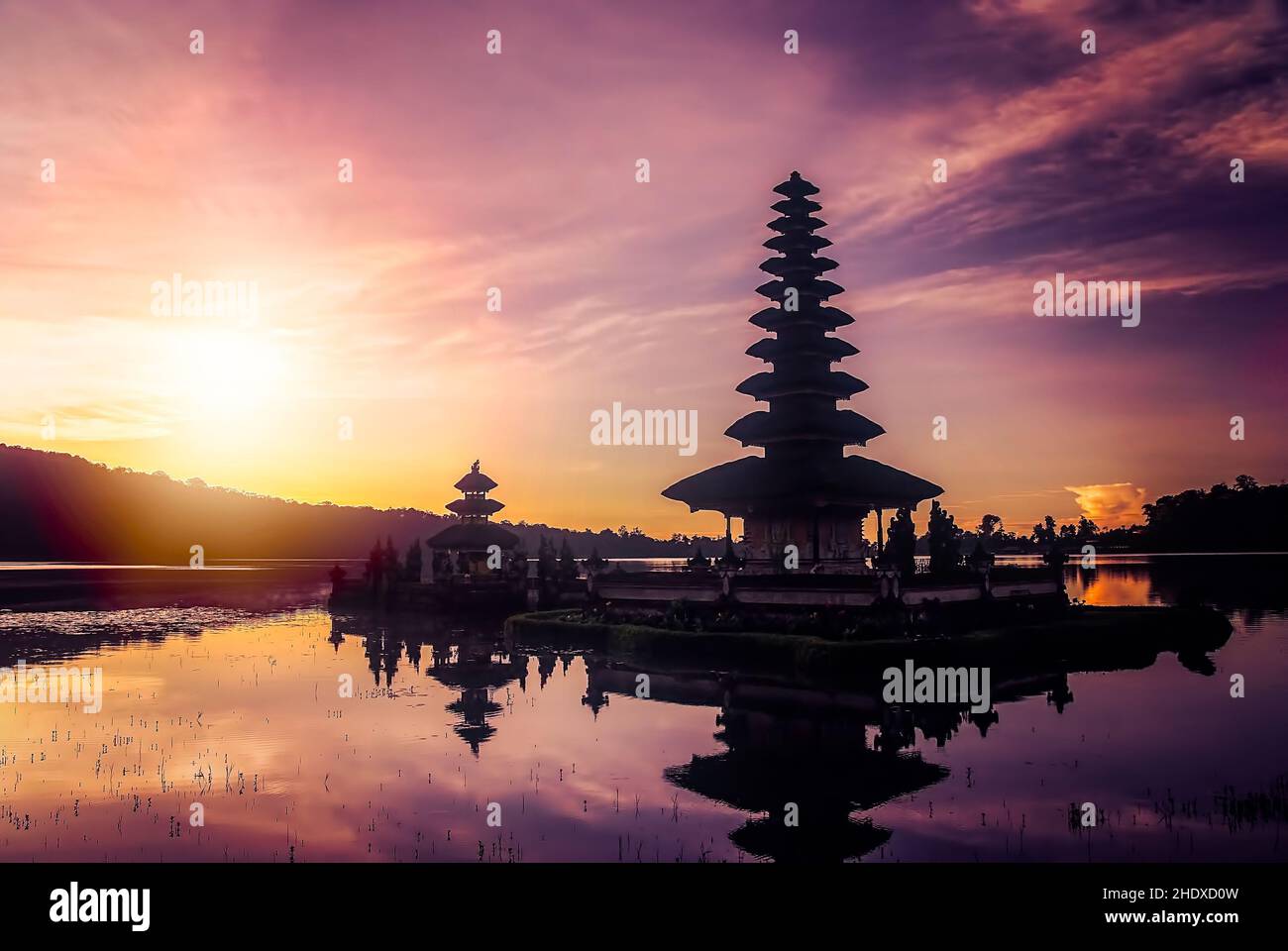 bali, water temple, pura bratan, balis, water temples Stock Photo - Alamy