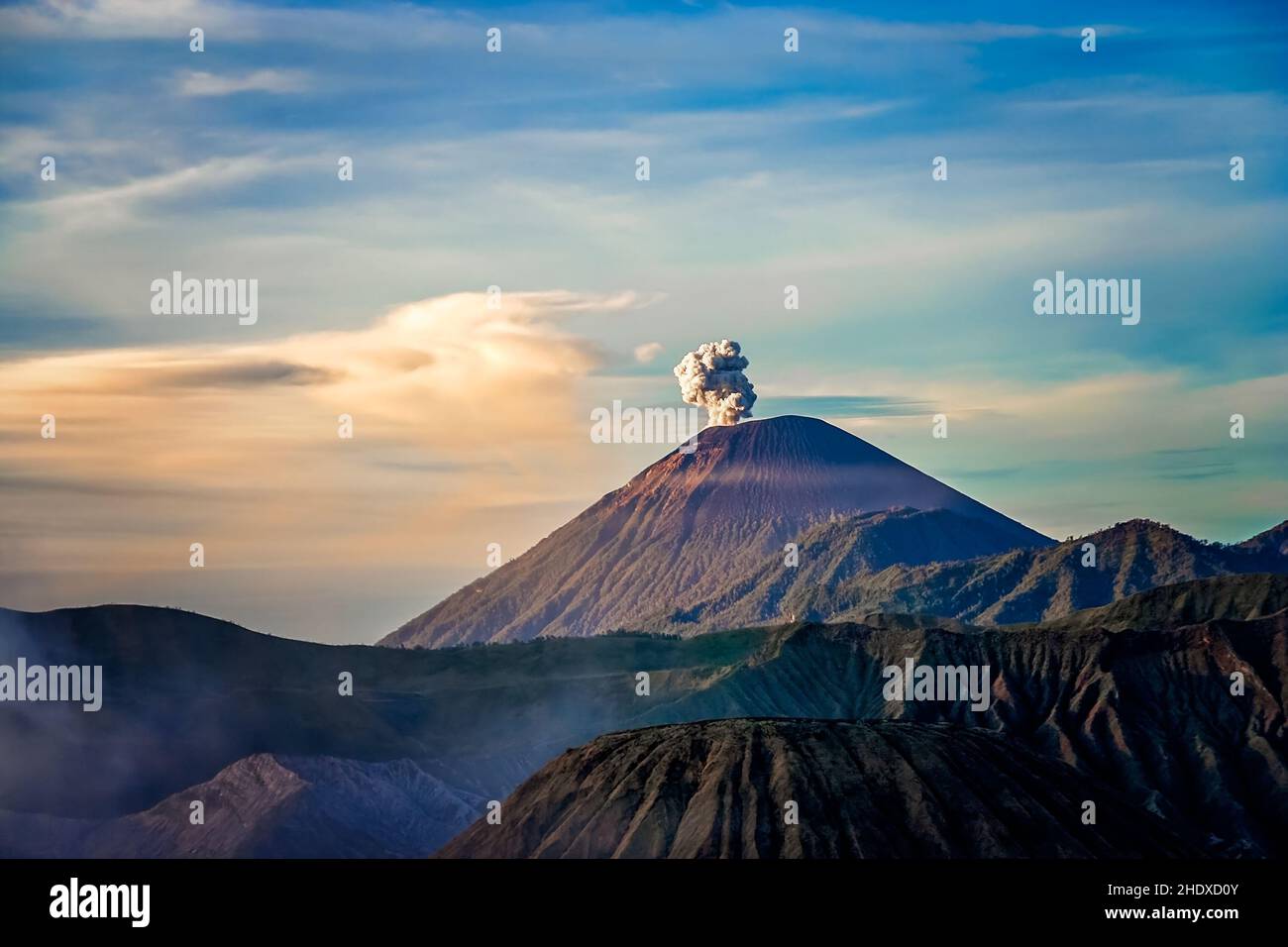 volcano, java, semeru, volcanos, javas Stock Photo - Alamy