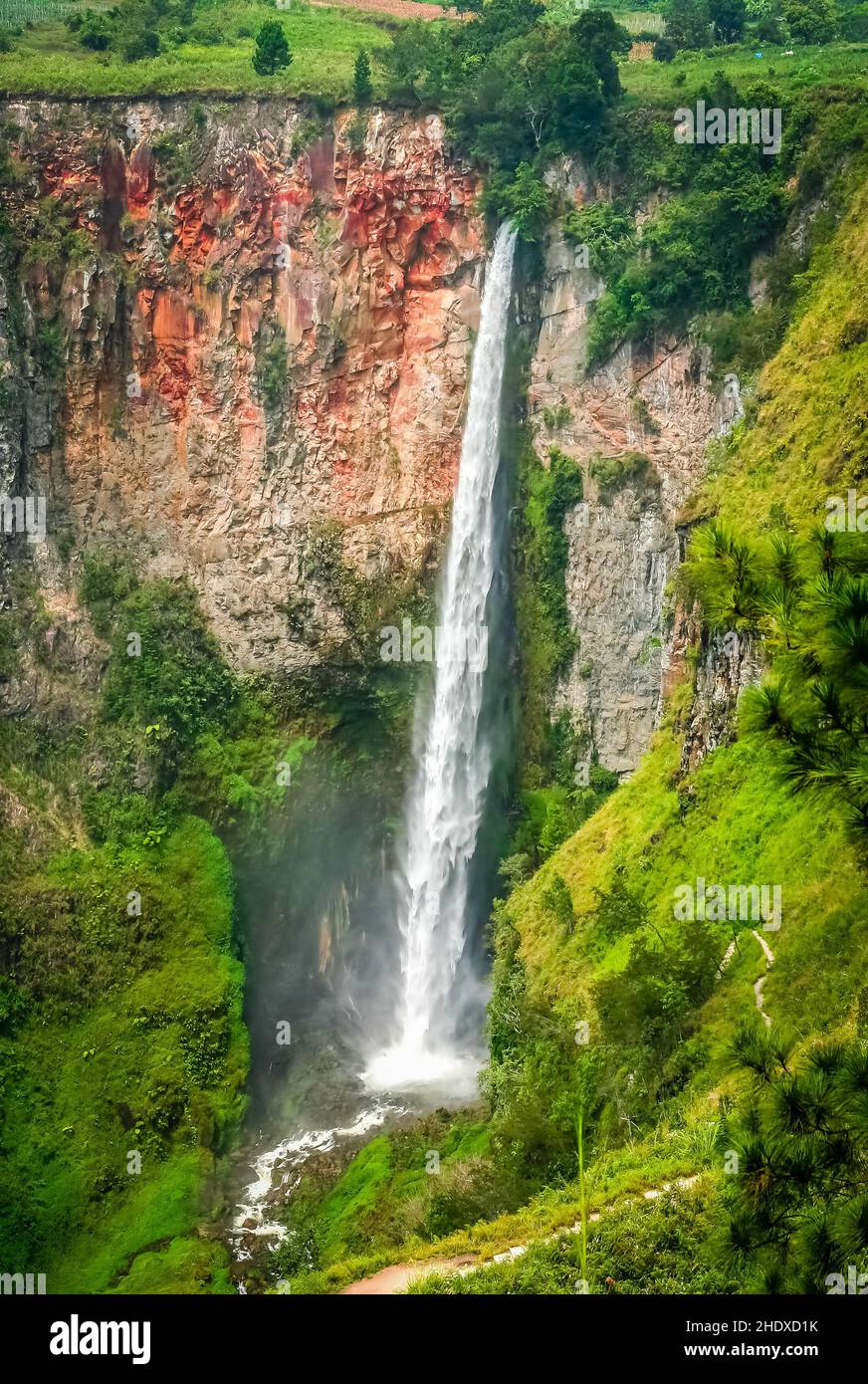 waterfall, sumatra, tongging, sipisopiso, cascade, waterfalls, sumatras ...
