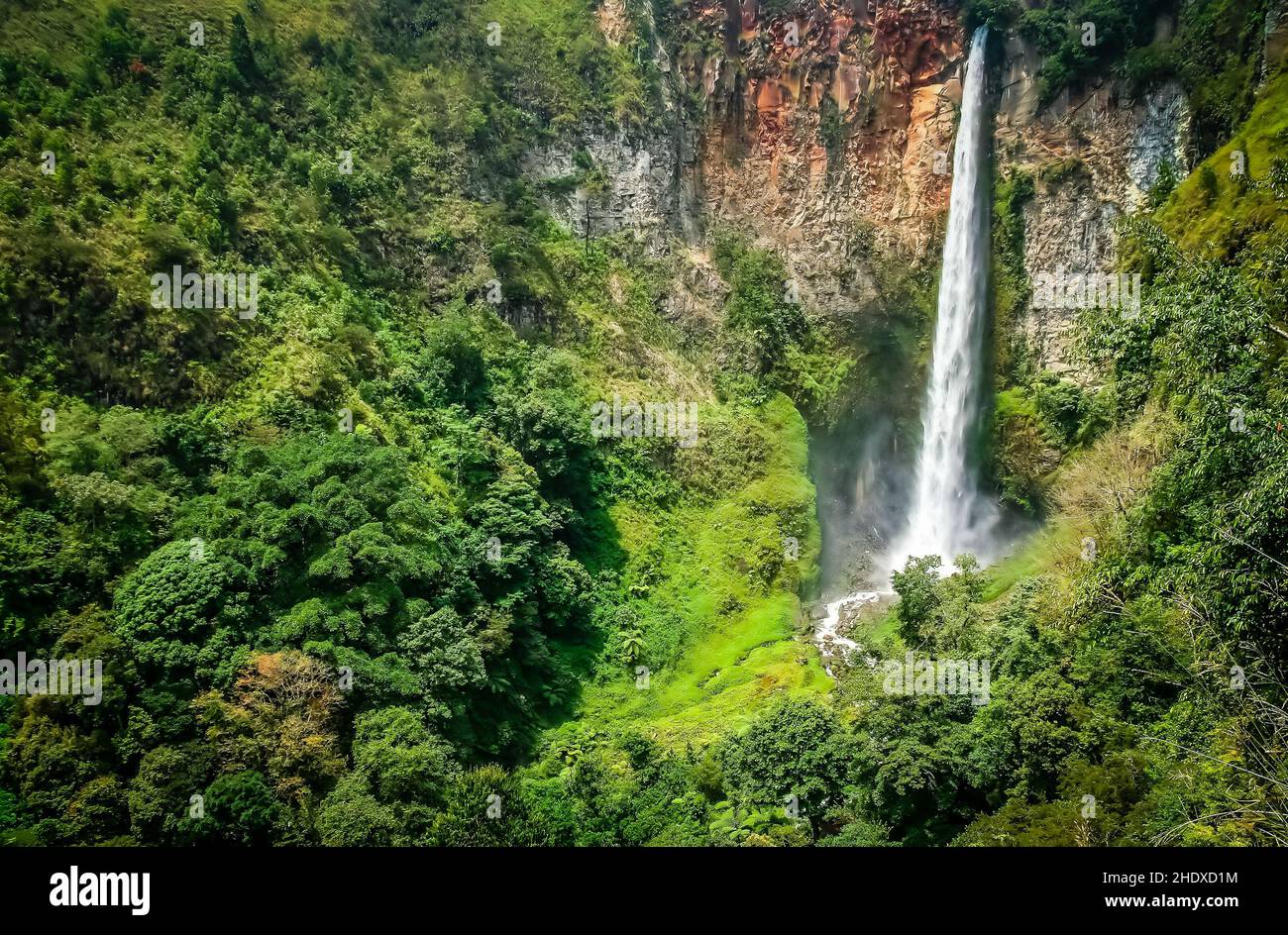 waterfall, sumatra, tongging, sipisopiso, cascade, waterfalls, sumatras ...