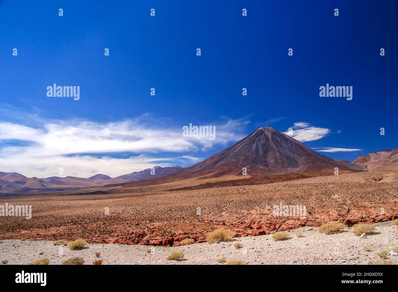 volcano, andes, licancabur, volcanos Stock Photo - Alamy