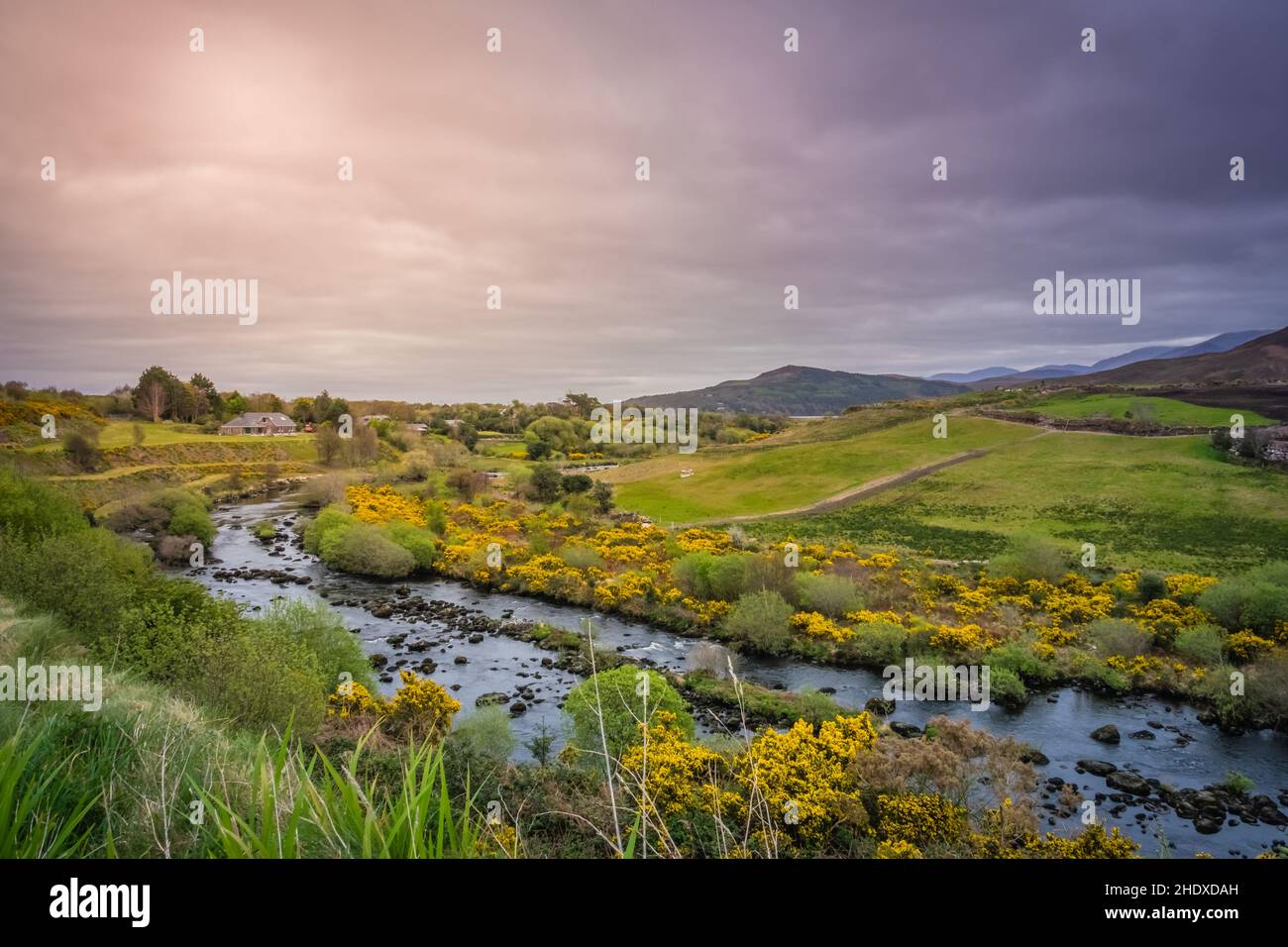 landscape, ireland, county, kerry, landscapes, rural, rural scene ...