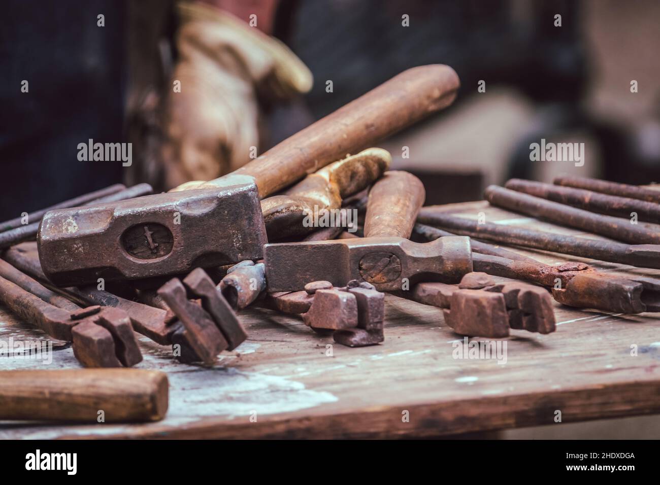 Forging tools hi-res stock photography and images - Alamy