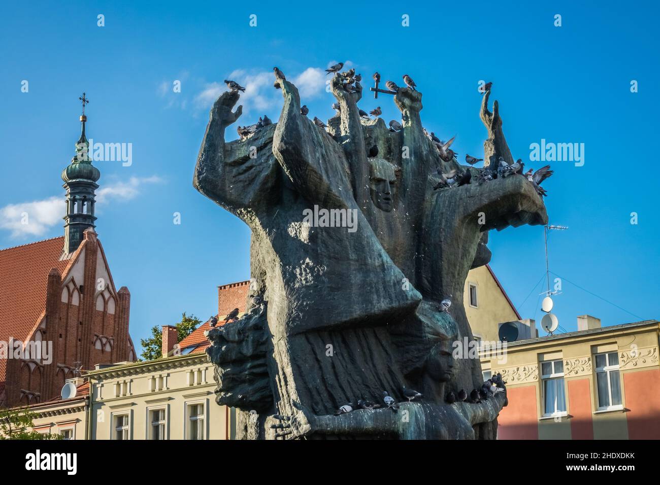 memorial, sculpture, memory, old market, Bromberg, memorials ...