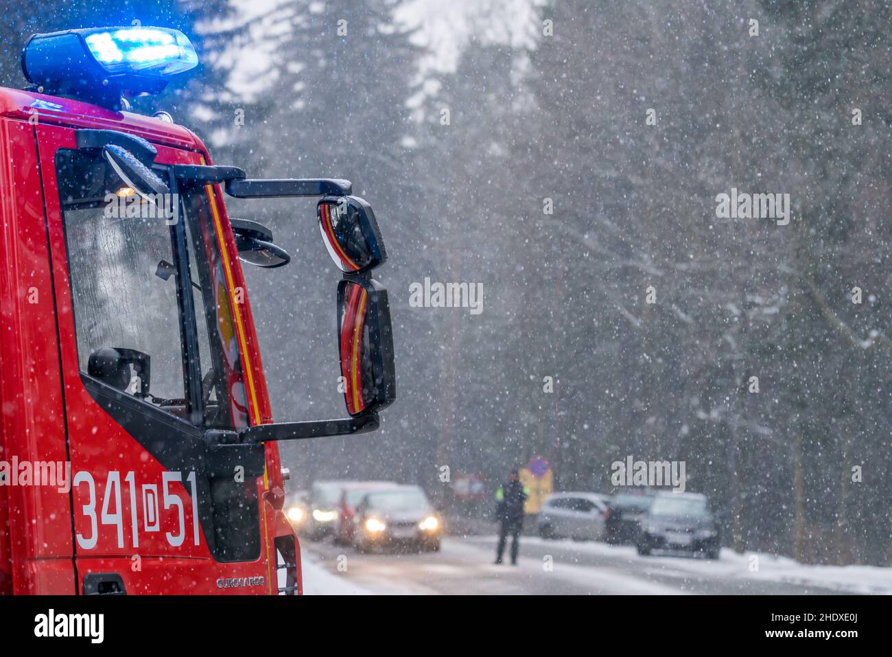 winter, fire fighting, winters Stock Photo - Alamy