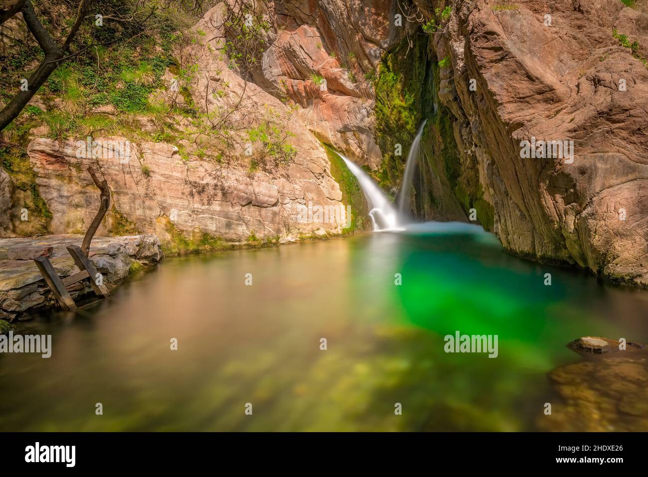 waterfall, budva, cascade, waterfalls Stock Photo - Alamy