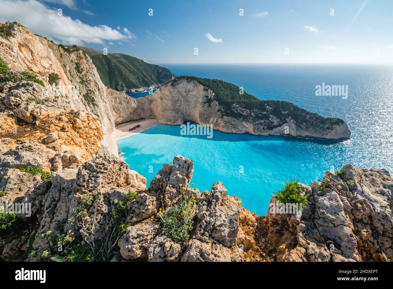 cliff, zakynthos, ionian islands, cliffs Stock Photo - Alamy