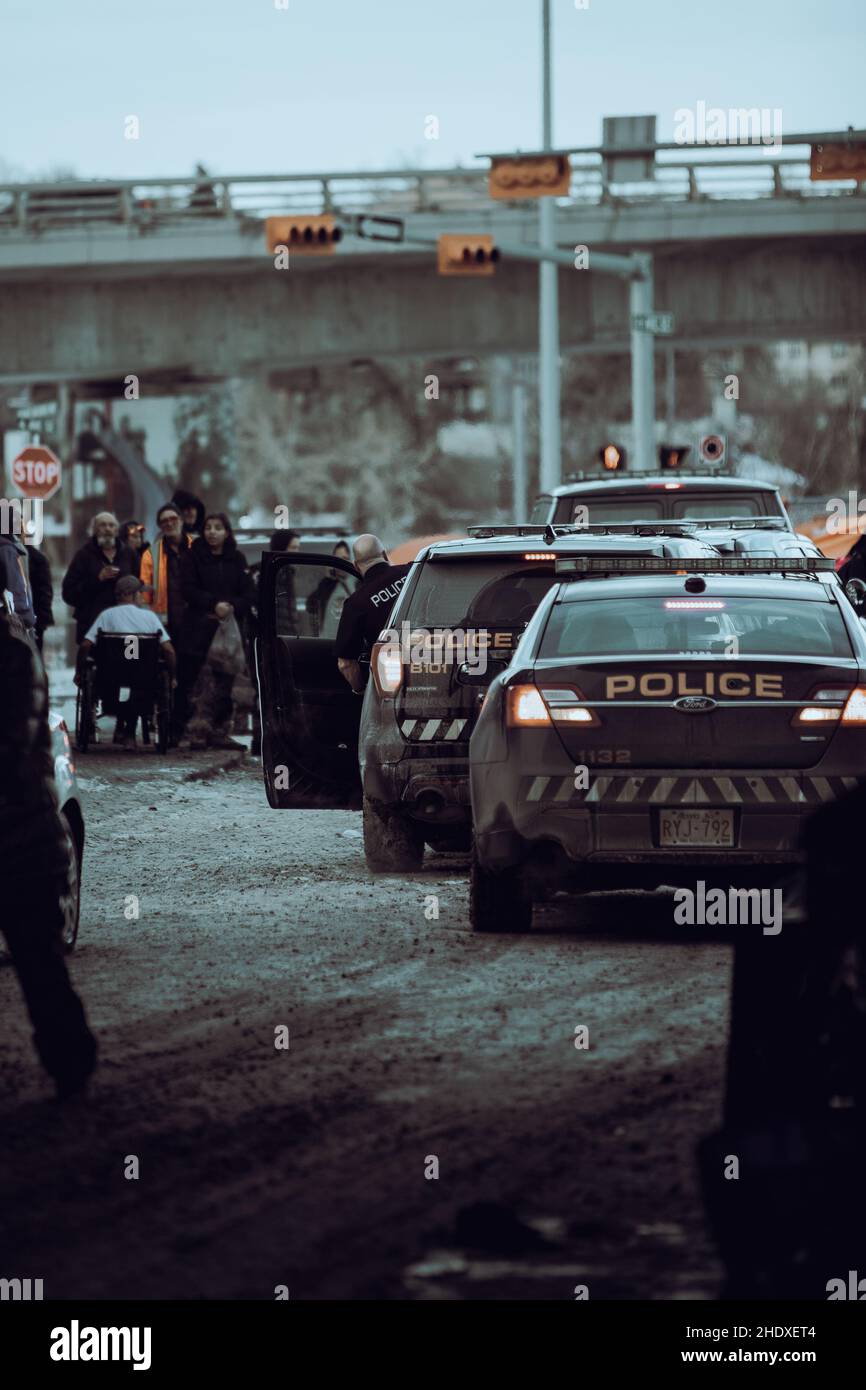 Calgary police car hi-res stock photography and images - Alamy