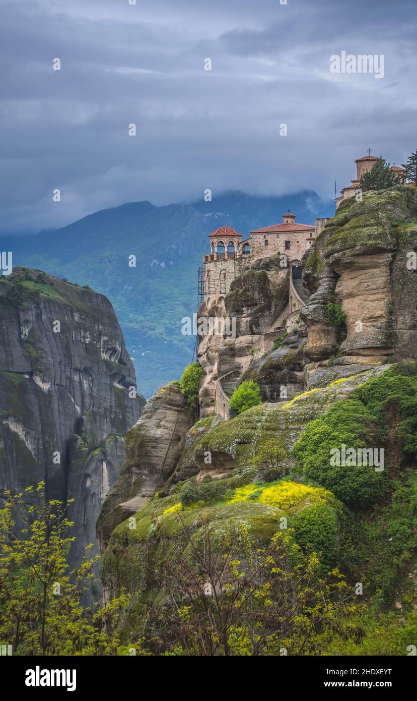 monastery, meteora, unesco world heritage site, monasteries, meteoras ...