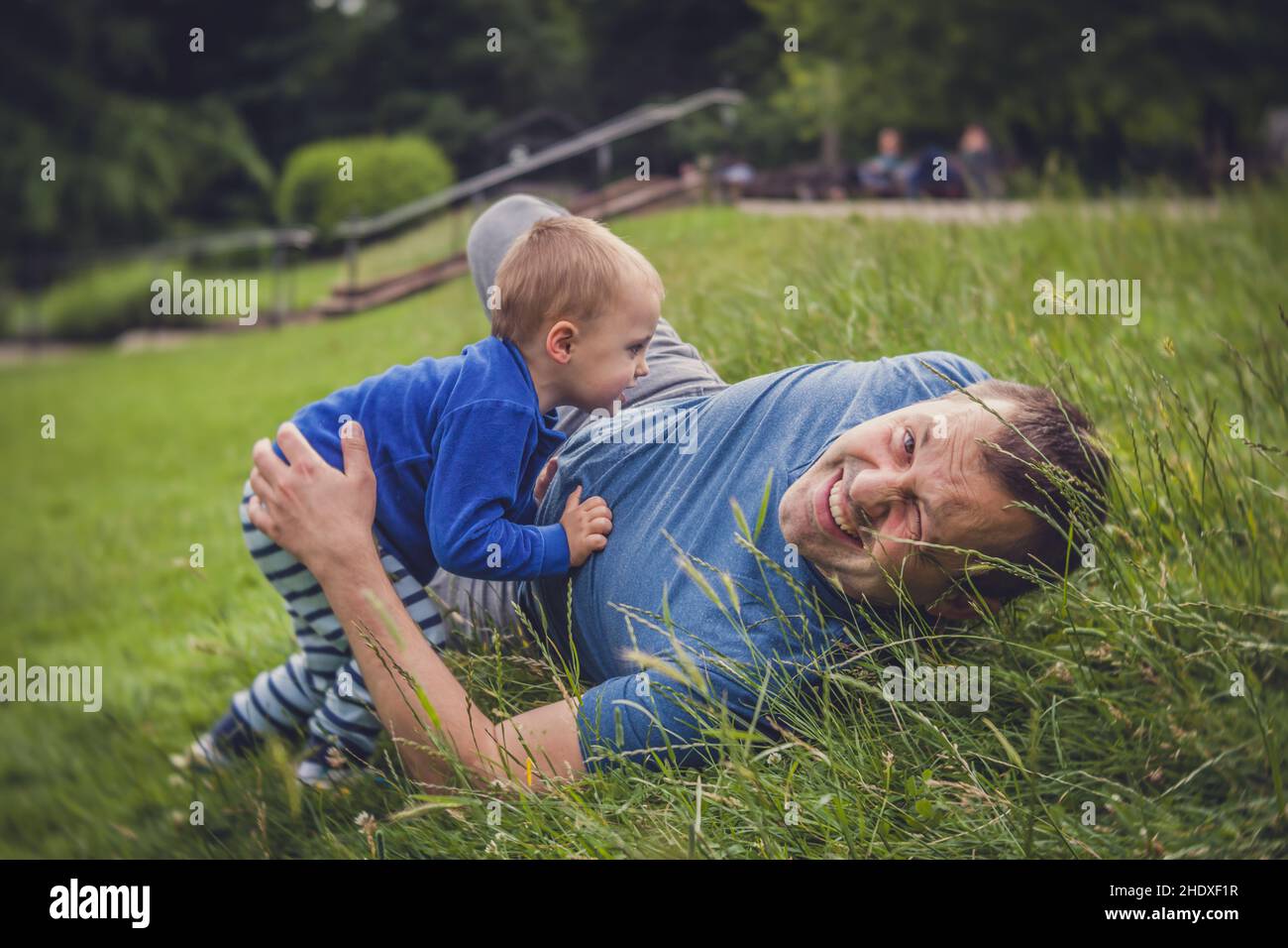 father, playing, son, dad, fathers, play, sons Stock Photo - Alamy