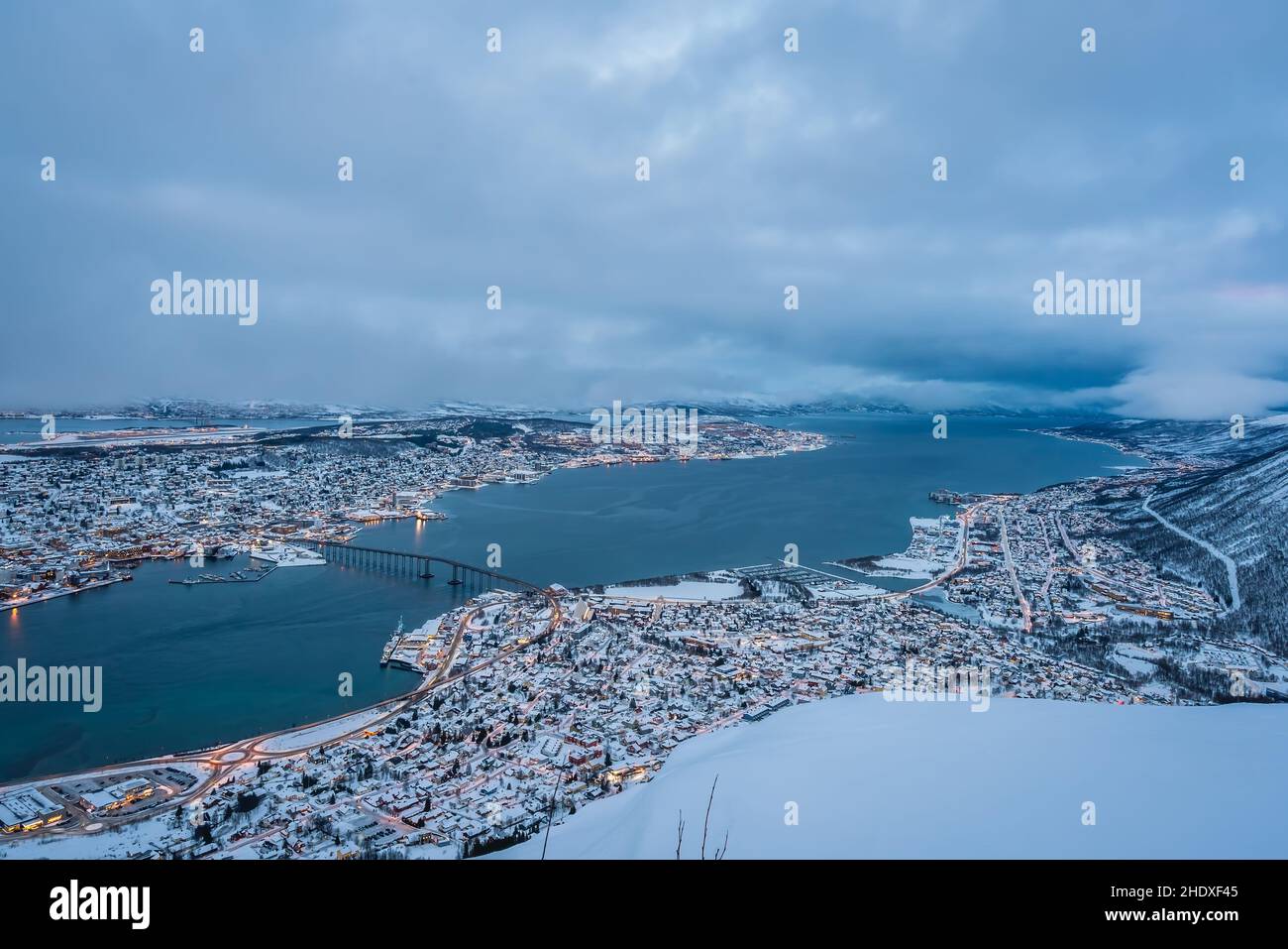 tromsø, bridge, tromsøysund, tromsøs, bridges Stock Photo - Alamy