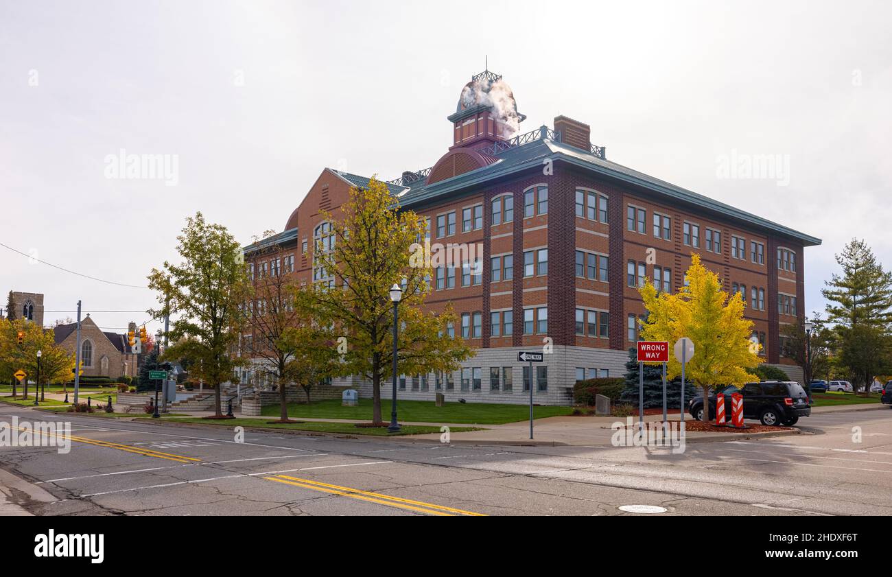 St. Johns, Michigan, USA - October 24, 2021: The Clinton County ...