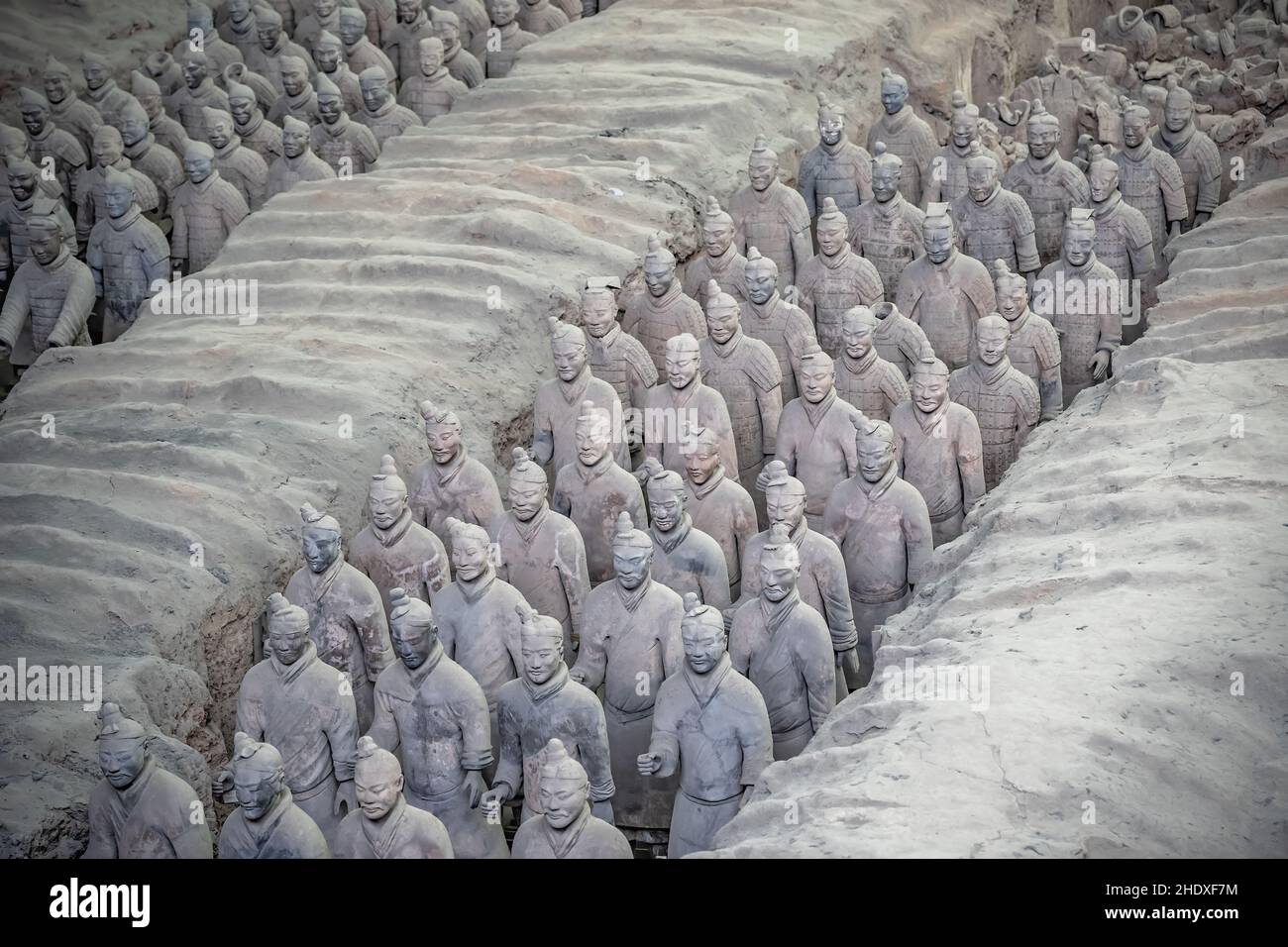 graves, mausoleum qin shihuangdis, terracotta army, grave Stock Photo ...