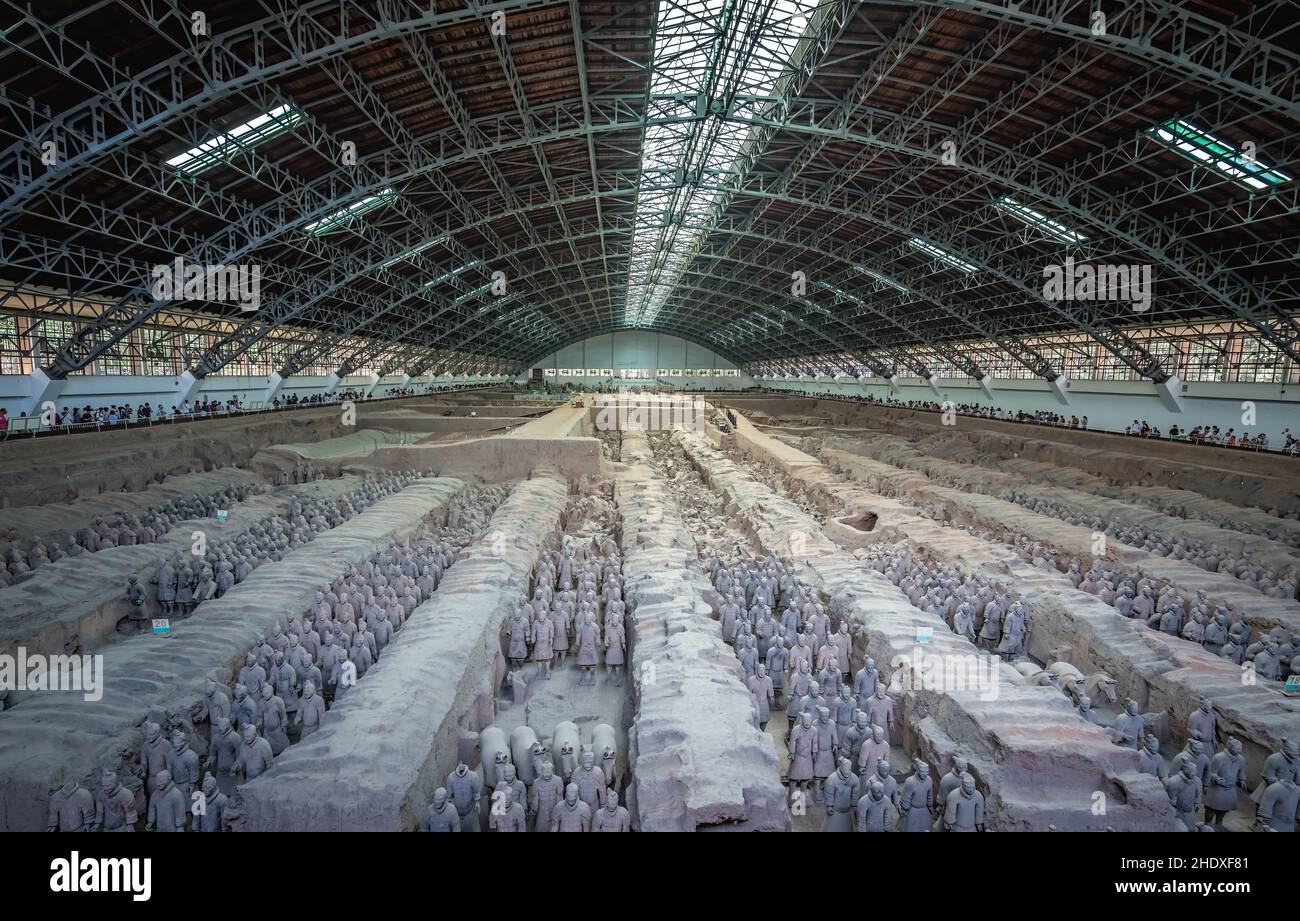 graves, mausoleum qin shihuangdis, terracotta army, grave Stock Photo ...