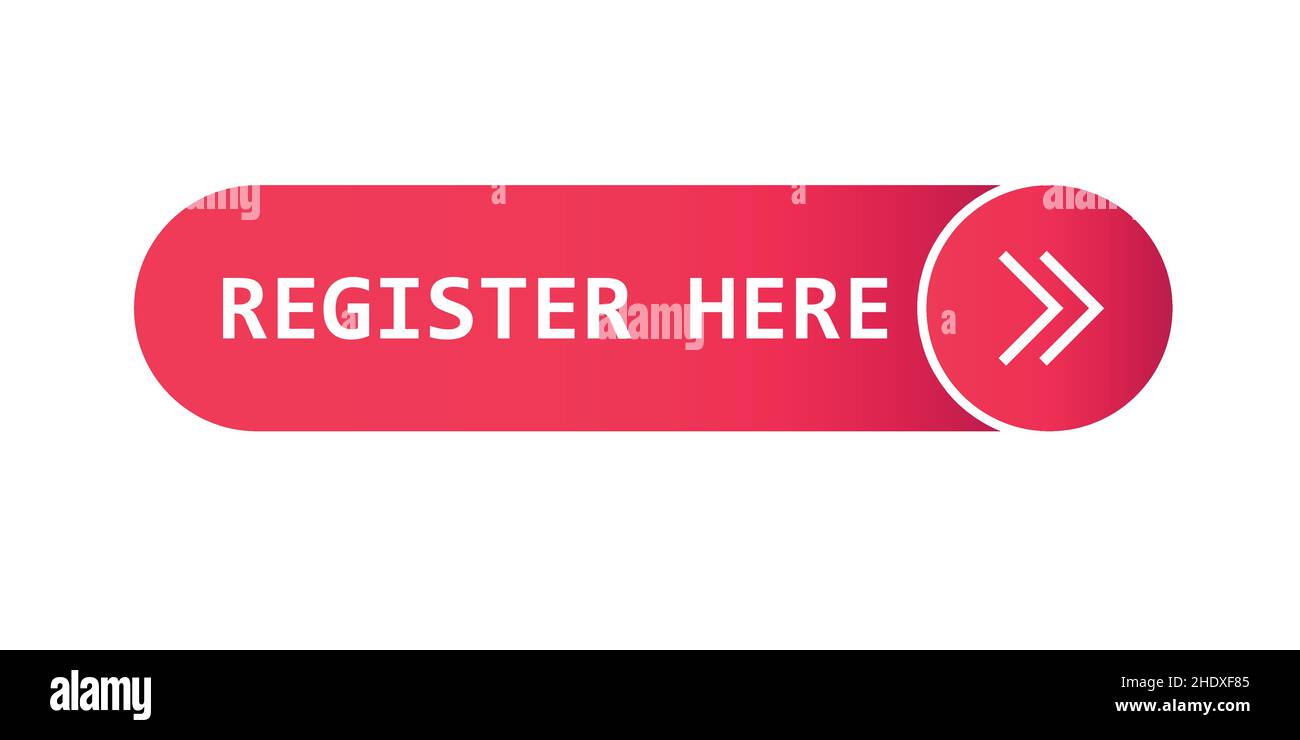 Register now icon in flat style. Registration vector illustration on ...