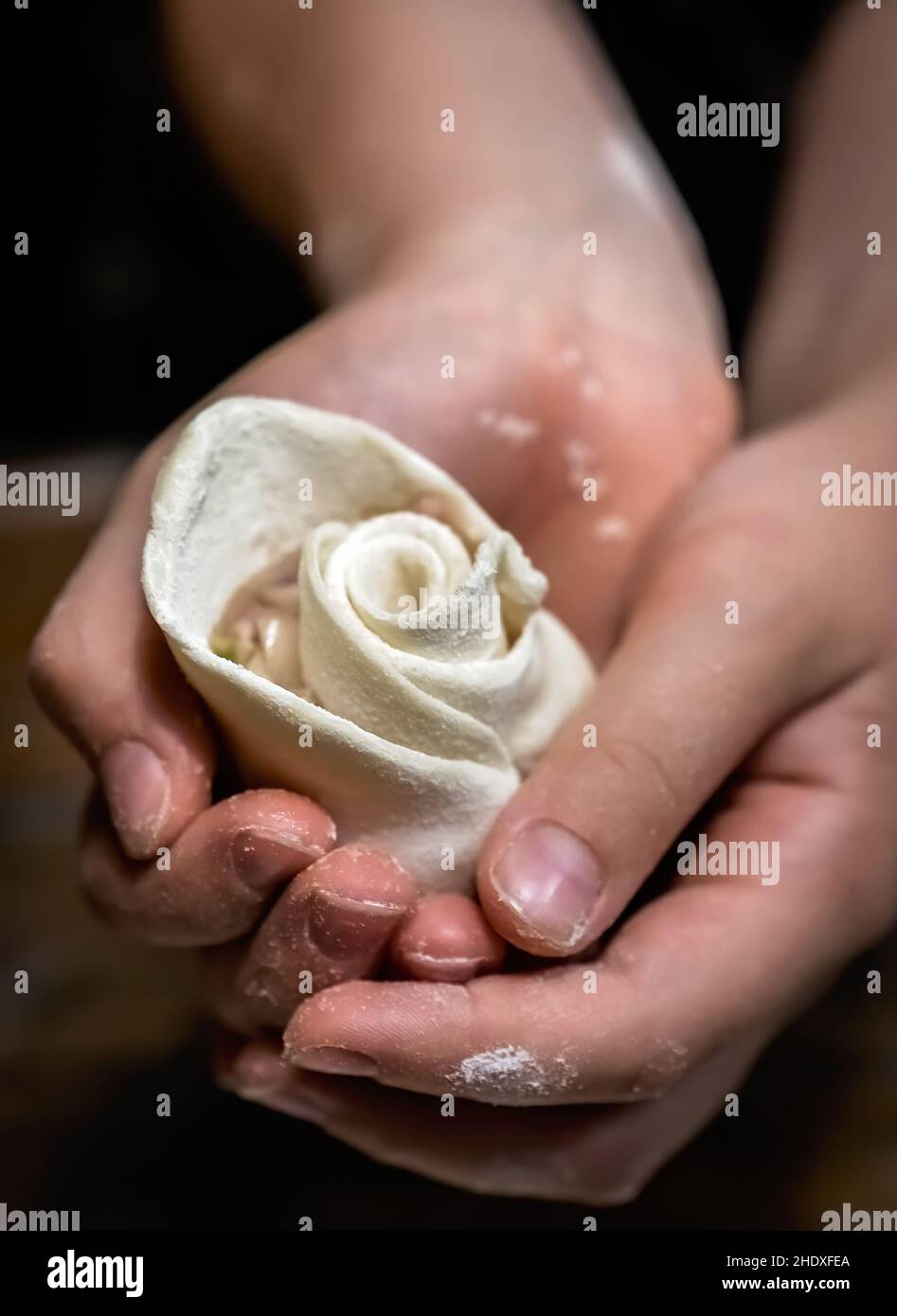 Dumpling shapes hi-res stock photography and images - Alamy