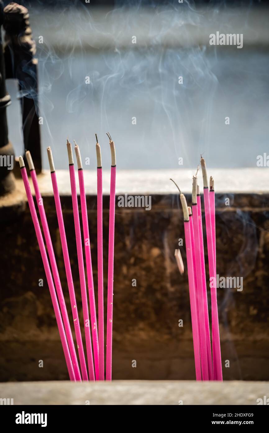 temple, incense, temples, incenses Stock Photo - Alamy