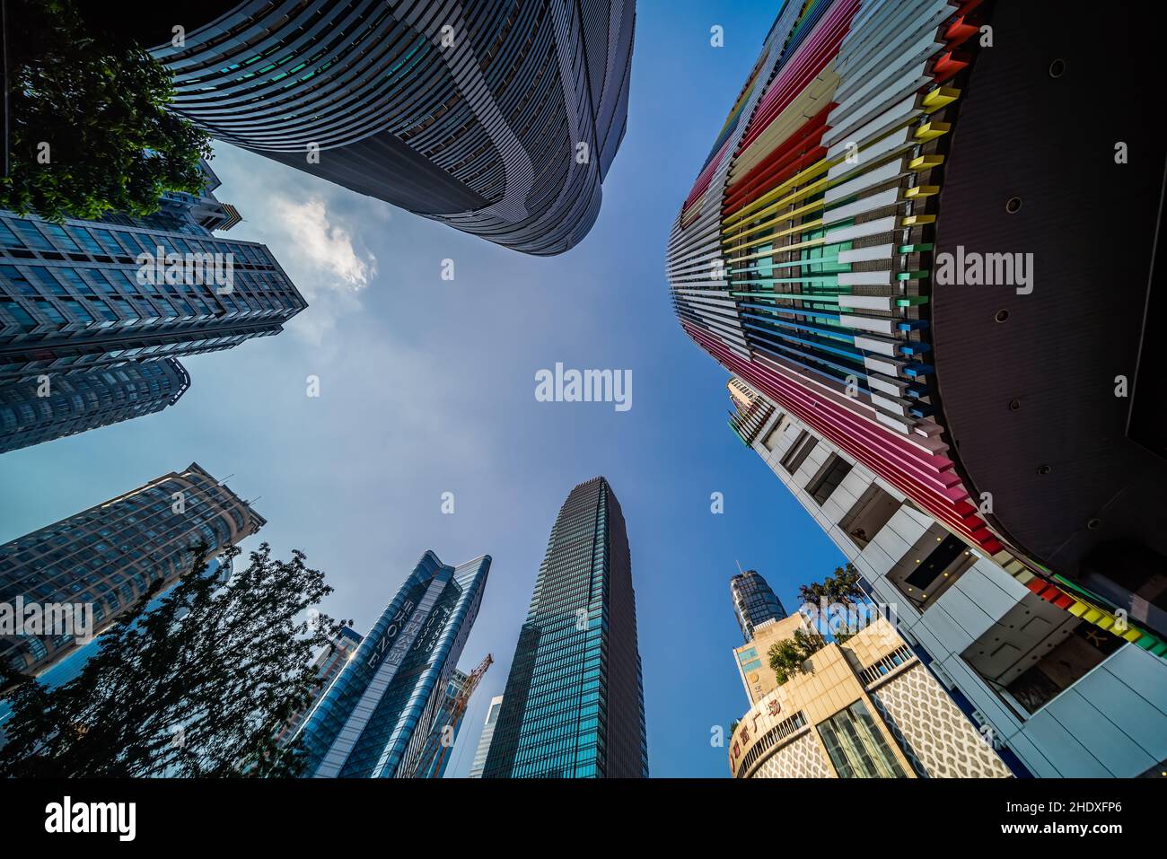 skyscraper, office building, skyscrapers, office buildings, service ...