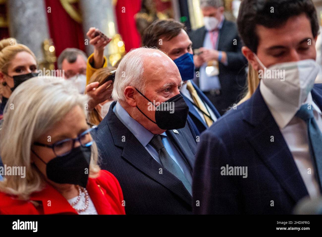 United States Representative Liz Cheney (Republican of Wyoming), left ...