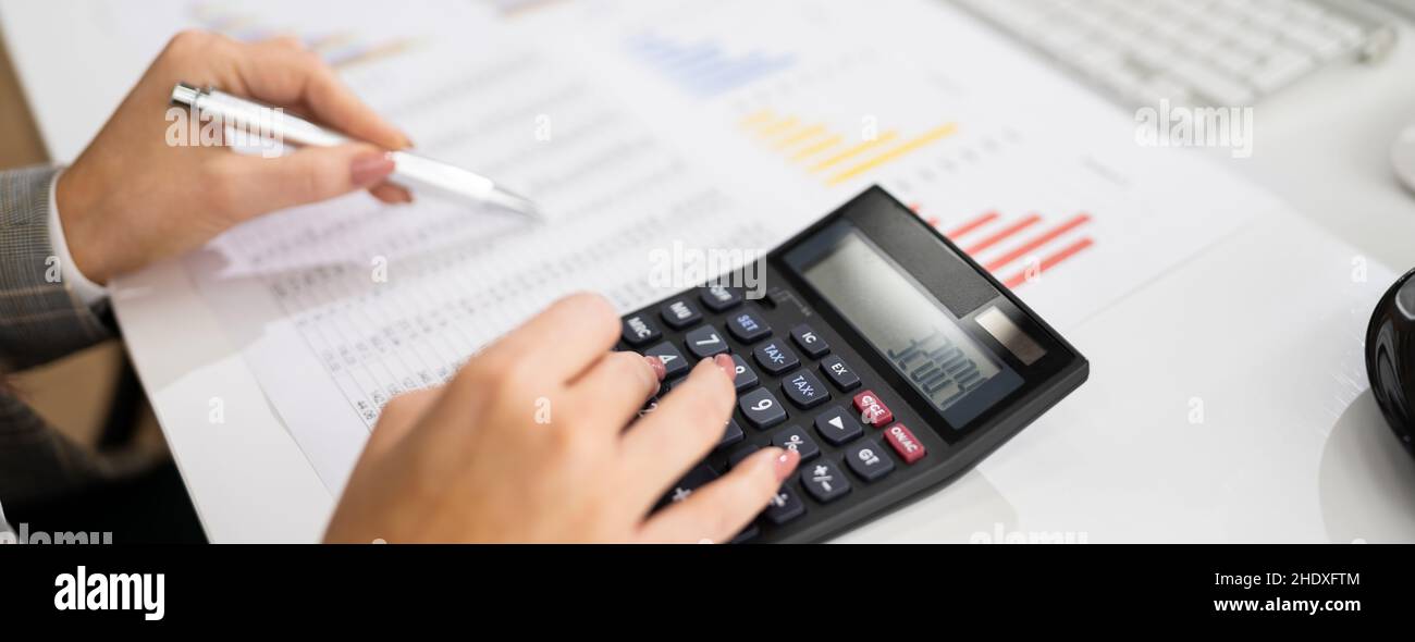 Financial Business Report And Accounting Paperwork. Chart Document ...