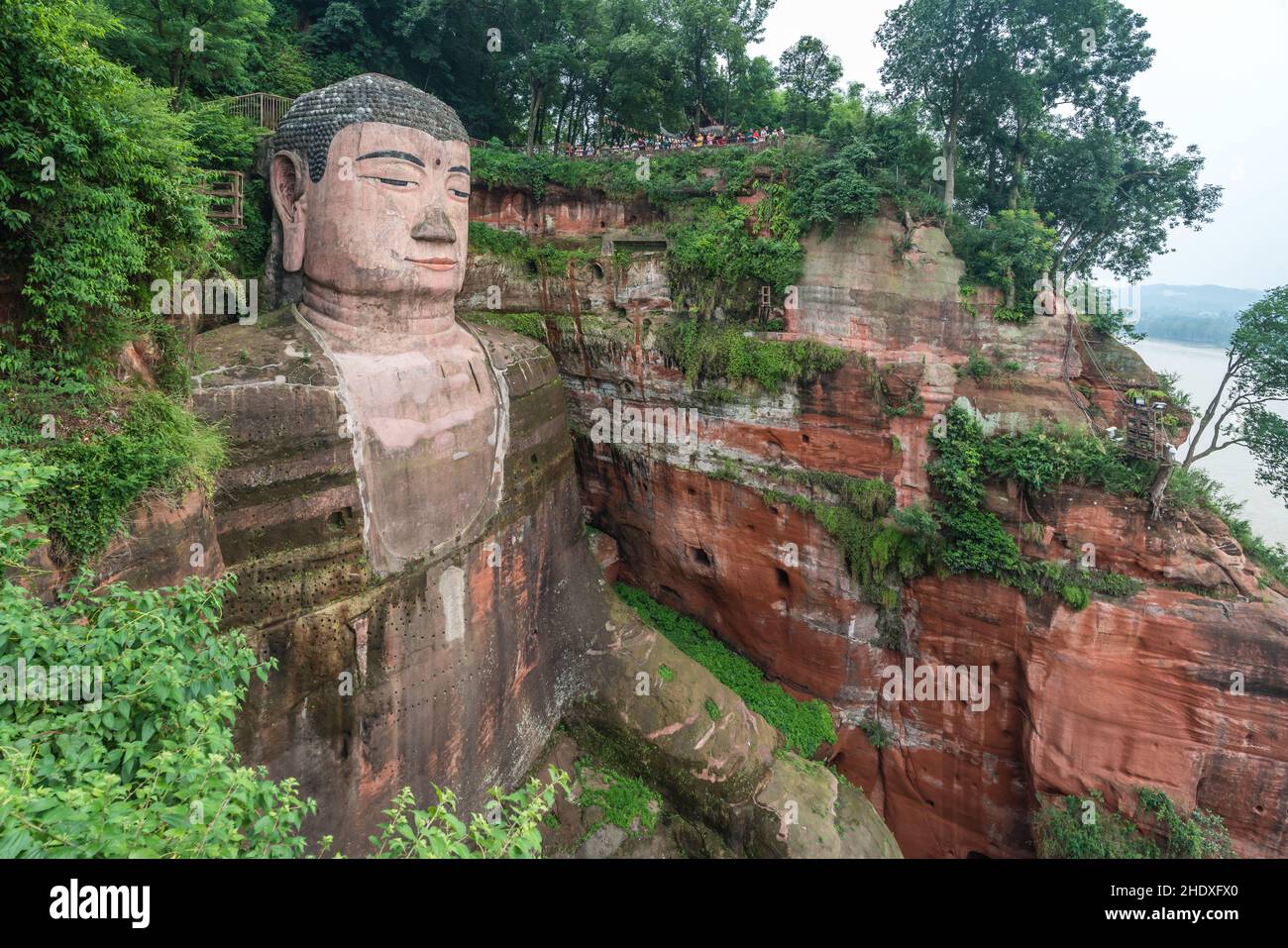 leshan, leshan giant buddha Stock Photo - Alamy