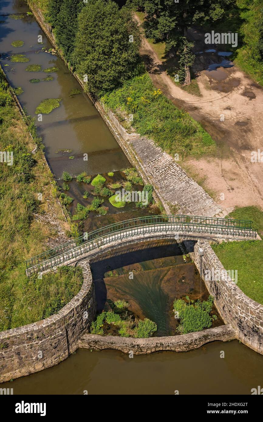 bridge, canal, stream, bridges, canals, ditch, streams Stock Photo - Alamy