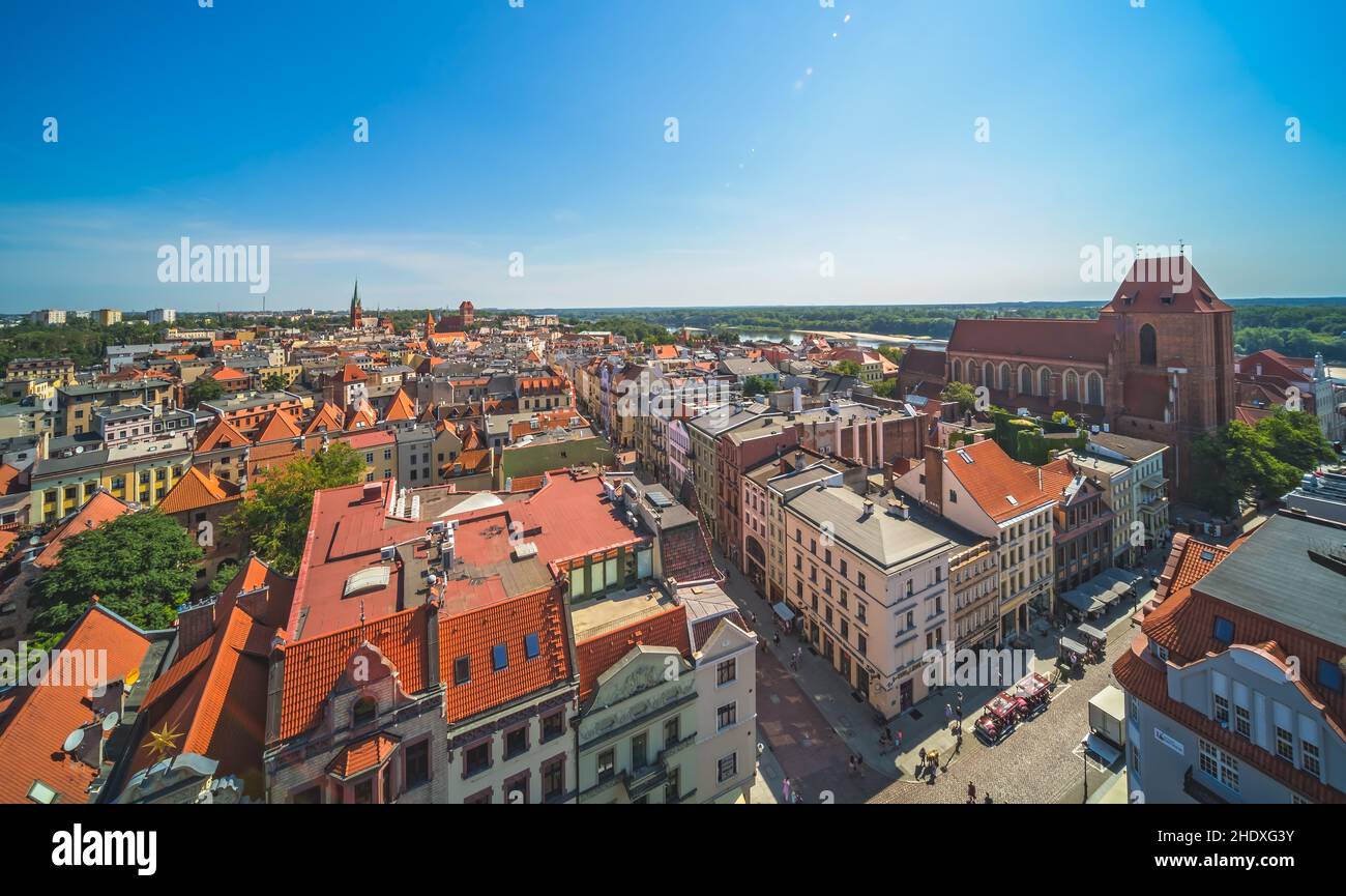 city view, toruń, city views Stock Photo - Alamy