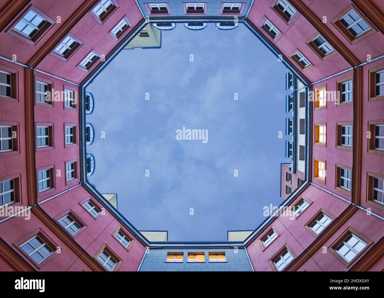 office building, berlin, octagon, office buildings, service building ...