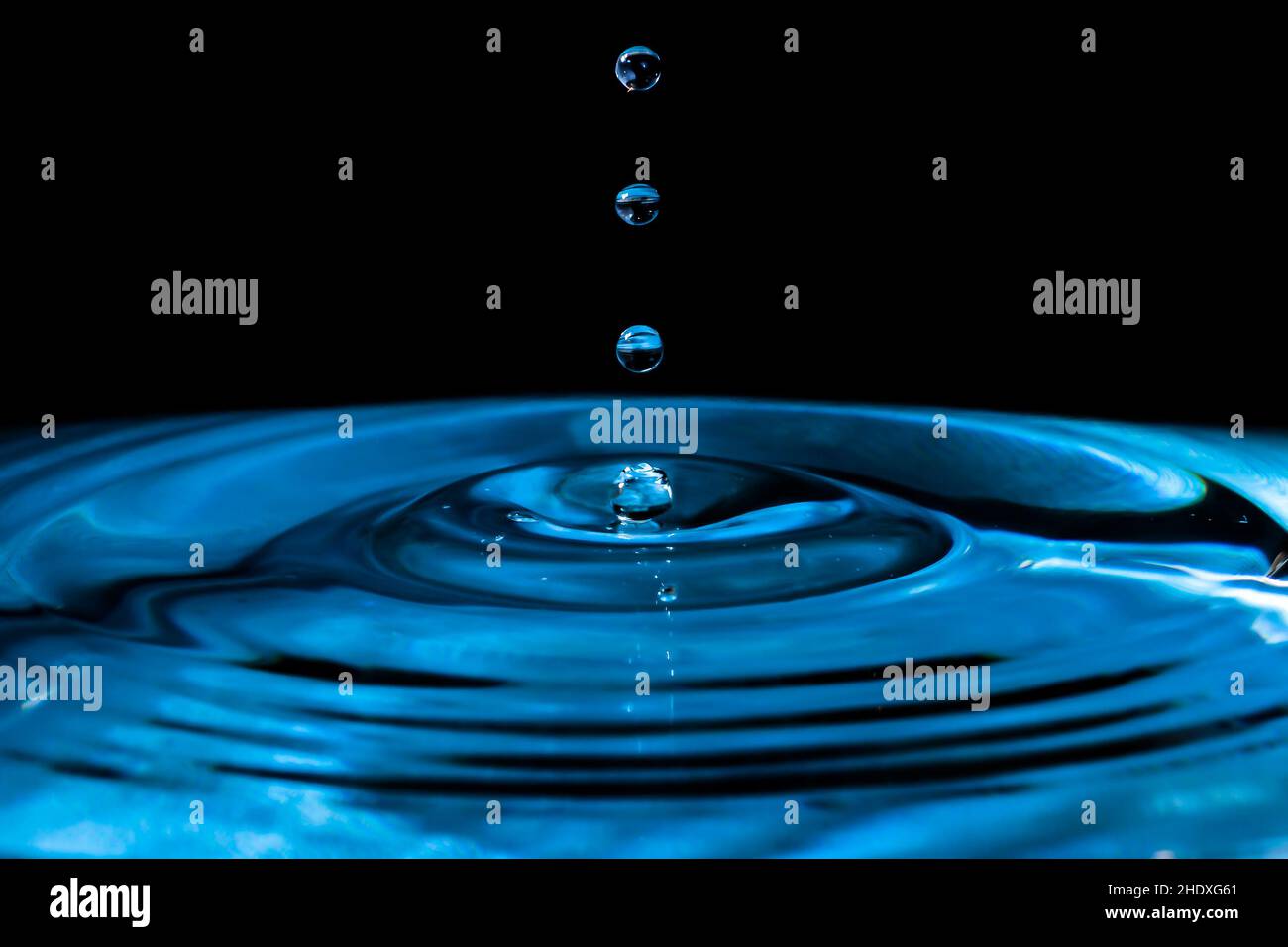 calm, water, waterdrop, quiet, silent, tranquil, drop of water, water ...