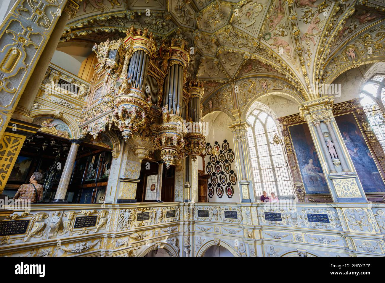 palatial, castle chapel, Frederiksborg Castle, palatials Stock Photo ...