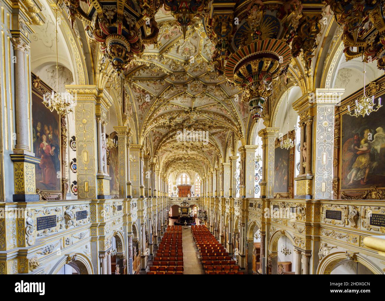 palatial, castle chapel, Frederiksborg Castle, palatials Stock Photo ...