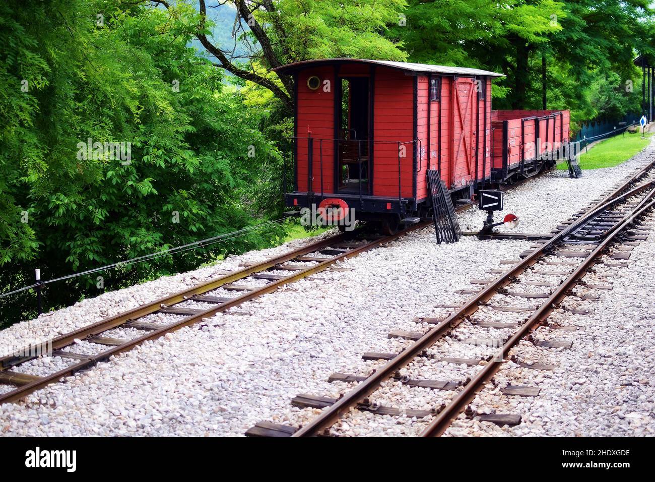 Vintage train track hi-res stock photography and images - Alamy