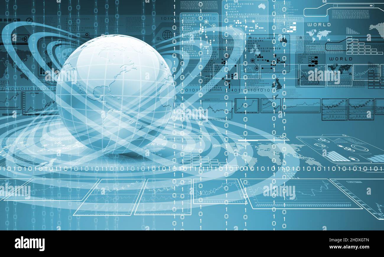 earth, data, binary code, earths, datas, binary codes Stock Photo - Alamy