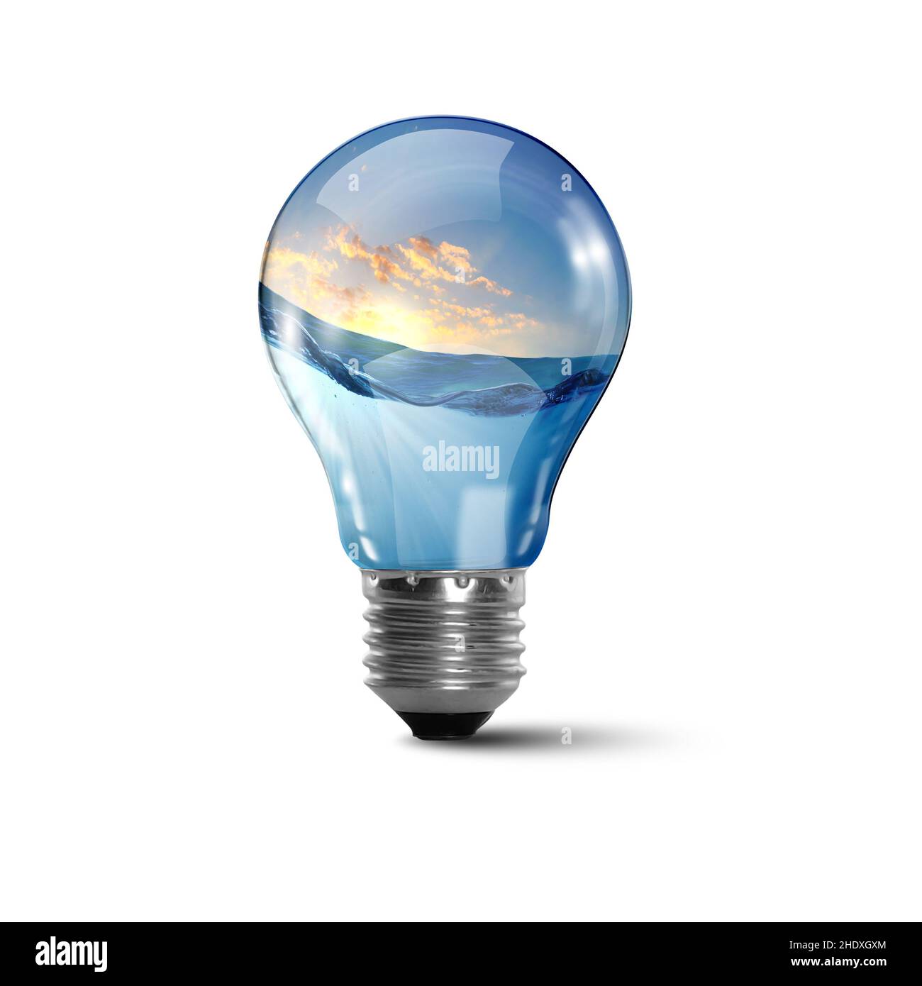 energy, light bulb, green electricity, hydropower, energies, bulb ...