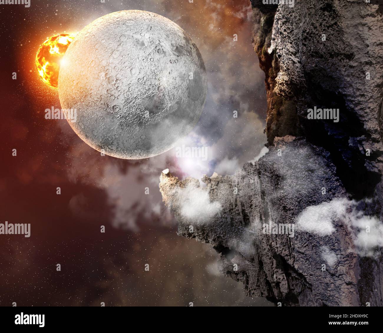 moon, meteorite, moons, meteorites Stock Photo - Alamy