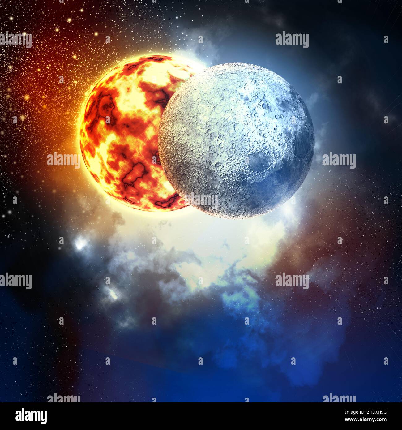 moon, space, doomsday, moons, spaces, doomsdays Stock Photo - Alamy