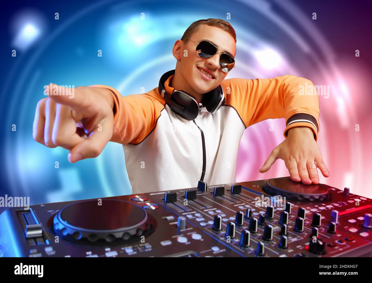 dj, electro, disc jockey, nightclub, nightclubs, electros Stock Photo ...